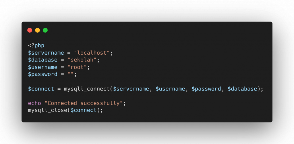 Belajar Php 8 Cara Koneksi Php Ke Database Mysql Dunia Coding